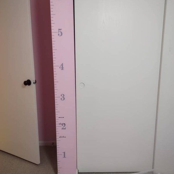 Height Marker for Growth Chart Ruler Vinyl Decal Arrow in Script ...