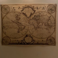 1720 Old World Map,world Map Wall Art, Historic Map Antique Style Map ...
