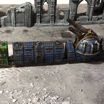 Sci Fi Gothic Train Set 3D Printed Gaming Terrain Warlayer - Etsy UK