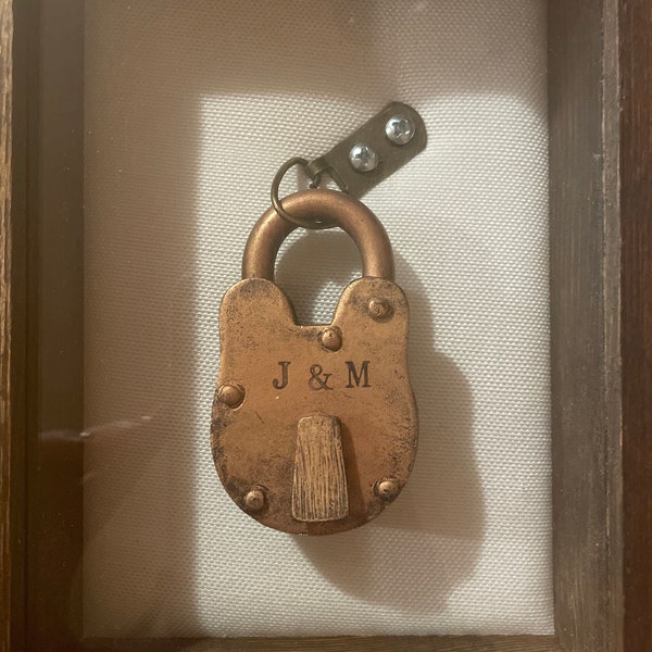 Unity Ceremony, Love Lock, Engraved Padlock - Etsy