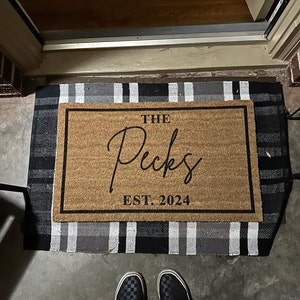 Western Howdy Y'all Doormat Floral Boho Decor Housewarming Gift Welcome ...