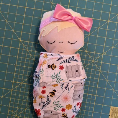 Swaddle Baby Rag Doll Pattern and Tutorial - Etsy