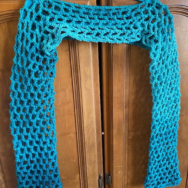 CROCHET PATTERN Easy Mesh Shrug Top Pattern Crochet Sweater Long Sleeve ...