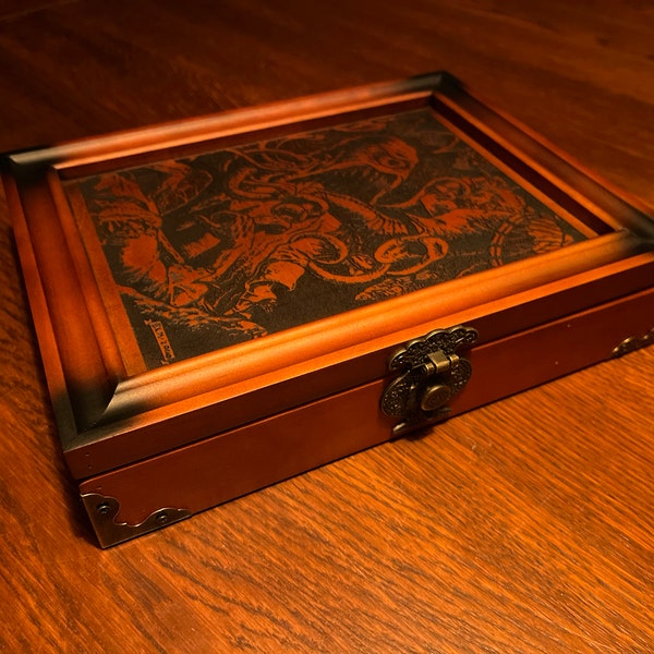 Dice Box, Custom Dnd Dice Box, Dungeons and Dragons Dice Tray Book, Dnd ...