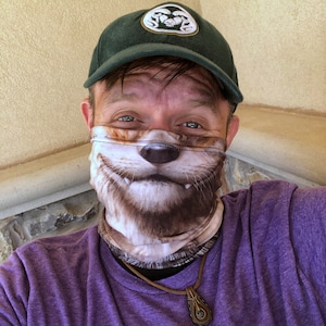 Viking Beard Face Mask Realistic Viking Beard Neck Gaiter | Etsy