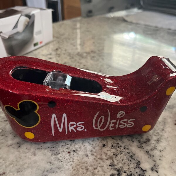 Mouse Desk Set, Minnie Stapler, Personalize Desk Set, Office Supply ...