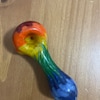 Rainbow Pipe #3 Glass Pipe Unique Chunky Colorful Smoking Bowl - Etsy