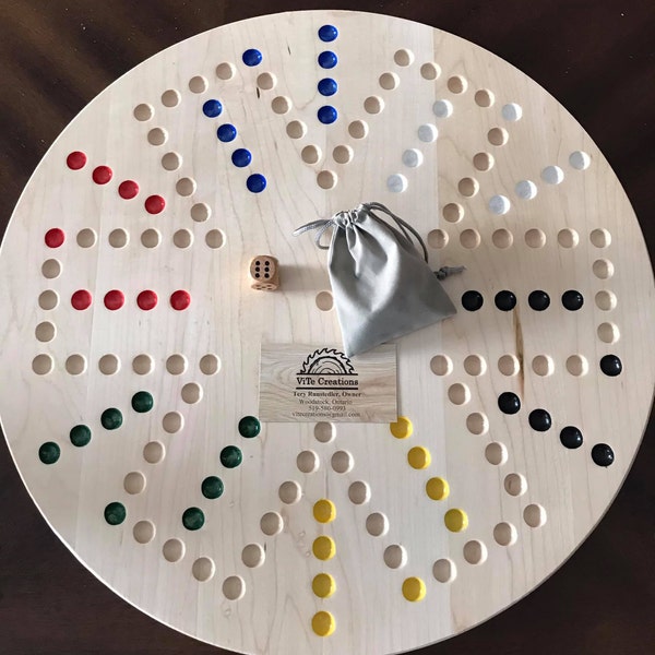 Regulation Size Crokinole Board - Crokinole Board - Tournament Size ...