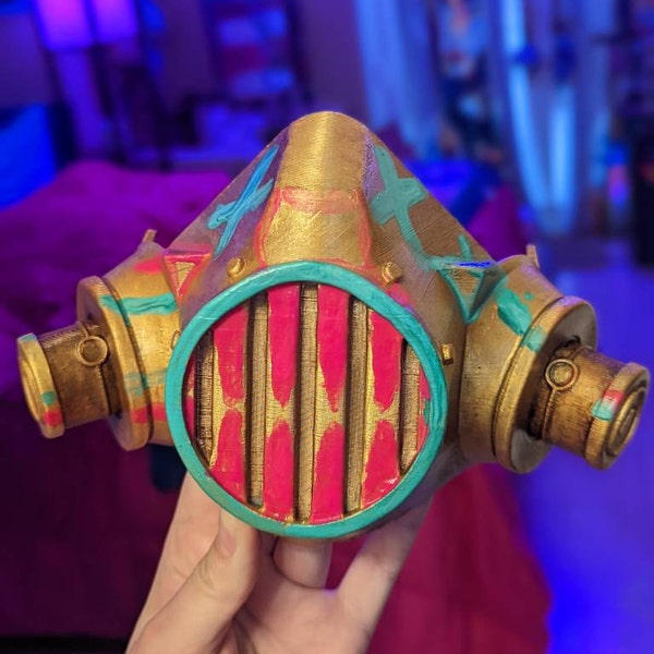 Enforcer Mask League of Legends Arcane - Etsy UK