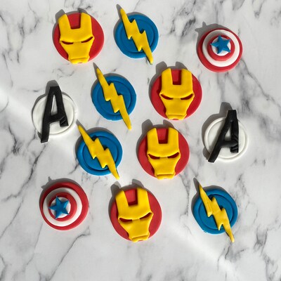 6 Superhero Cutters for Cake Decorating - Etsy