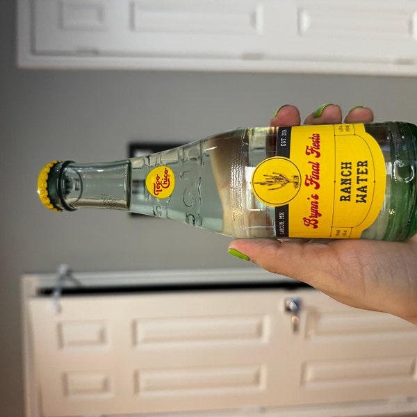 DIY Mini Topo Chico Label Template Mineral Water Label, Bottle Label ...