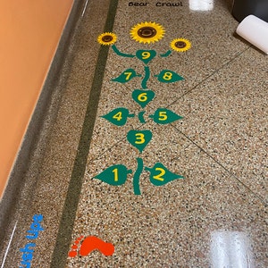 Colorful Floor Sensory Path Set Printable Hopscotch for - Etsy