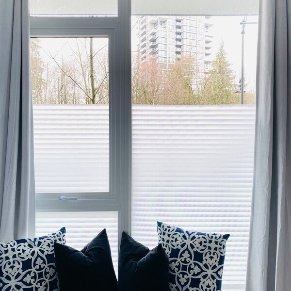 3D Premium Window Privacy Film, Static Cling Sticker,anti-uv, No Glue ...