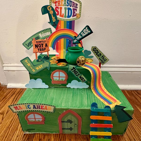 Printable Leprechaun Trap Kit St Patricks Day Activity for Kids DIY ...