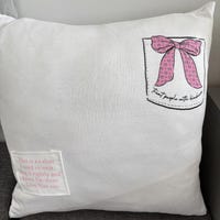 Keepsake Memory Cushion~personalized Memory Pillow~remembrance Cushion ...