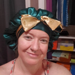 All Satin Reversible Tie Bonnet Satin-lined Satin Ties - Etsy