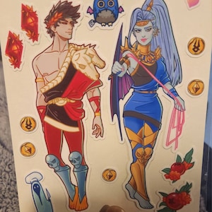 Totk Zelda Art Nouveau Waterproof Vinyl Sticker the Legend of Zelda ...