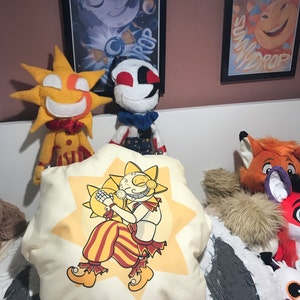 Sundrop and Moondrop Pillows / Epoxy Acrylic Charms - Etsy