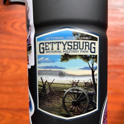 Sticker, Gettysburg National Military Park, Pennsylvania, Misty ...