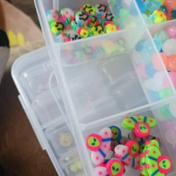 Letter O Beads | 3D Printed Colorful Alphabet Beads | Individual Vowel ...