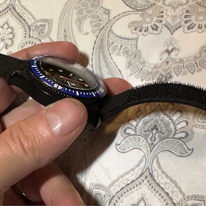 Premium FKM Rubber Hinge Watch Strap / White 20/22mm Quick Release ...