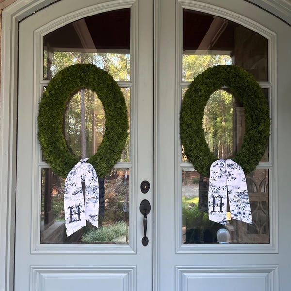 White Labrador Sash | Classic Embroidered Wreath Sash | Personalized ...