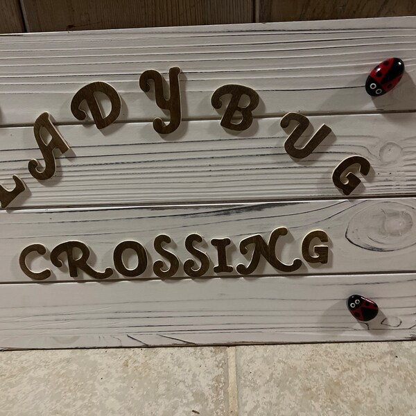 Ladybug Crossing Sign - Etsy