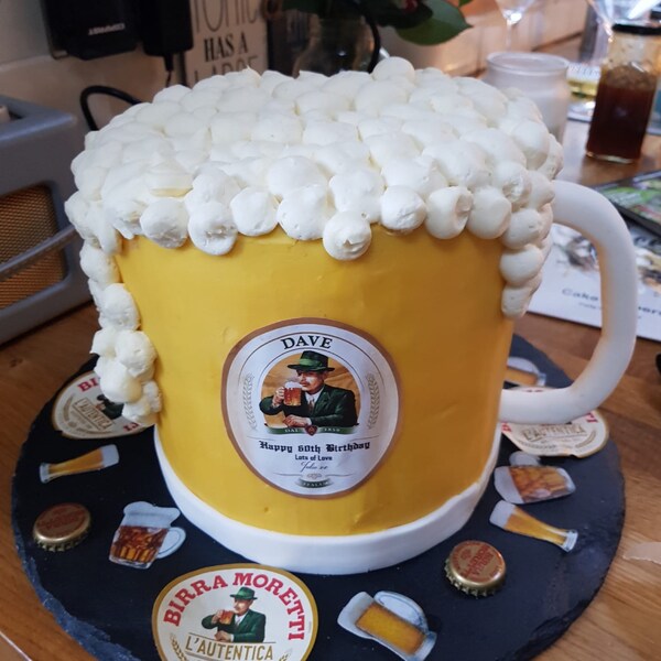 Personalised Birra Moretti Beer Lager Bottle Alcohol Birthday Wedding ...