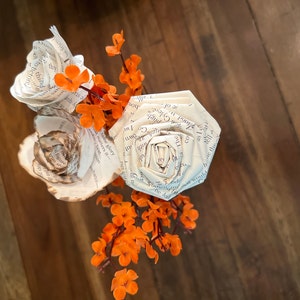 2 Dozen Sci Fi Book Page Flowers 24 Paper Roses No Stems - Etsy