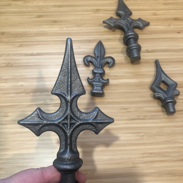 Cast Iron Decorative Gate Fence Arrowhead , Forged Cast Steel Arrowhead ...