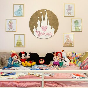 Princess Room, Princess Nursery, Princess Baby Shower Gift, Set of 6 ...