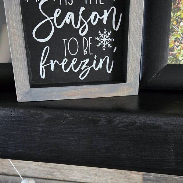 Tis the Season | Winter Wood Signs | Snowflake Wood Sign | Holiday ...