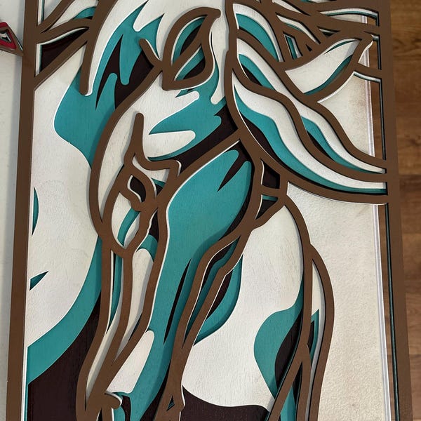 Lion Multilayer SVG/ Lion Cut File/ 3D Layer/ Plywood Cutting/ Paper ...