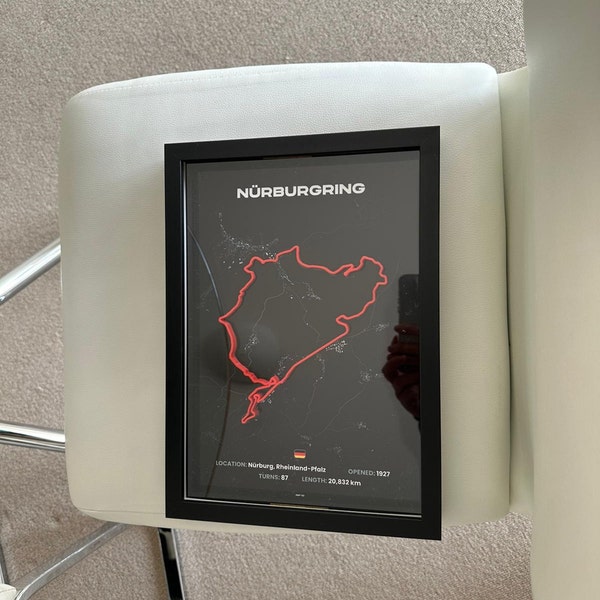 3D SPA Francorchamps Poster · Made in Germany · Formula 1 Track ...