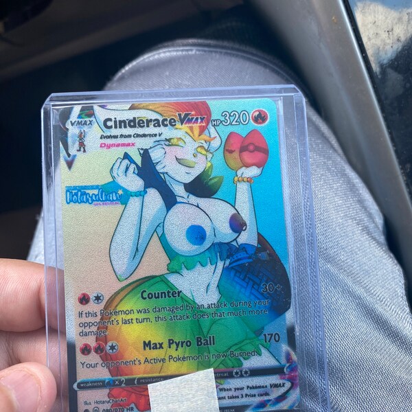Custom Full Art Cinderace V Max Dynamax Etsy
