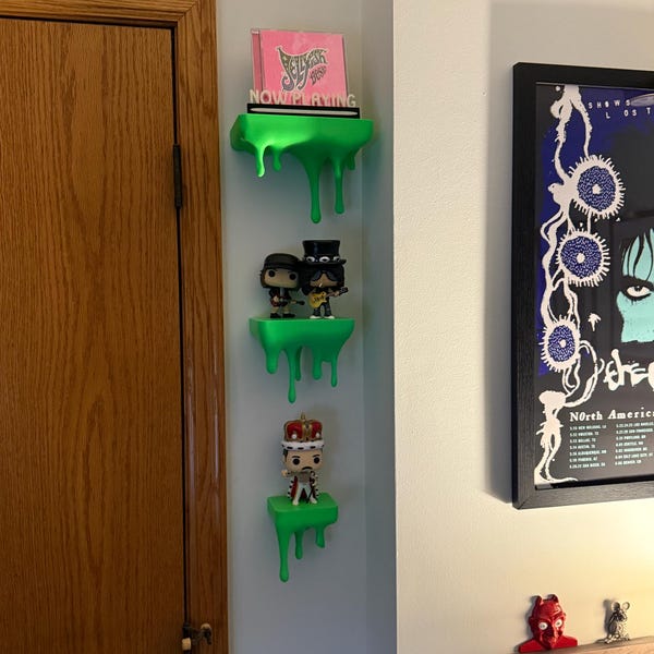 Dripping Shelf Modern Melting Wall Shelf for Gothic Alternative Room ...