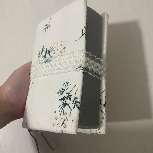 Adjustable Book Cover, Fabric Book Cover, Reusable Book Cover, Handmade ...