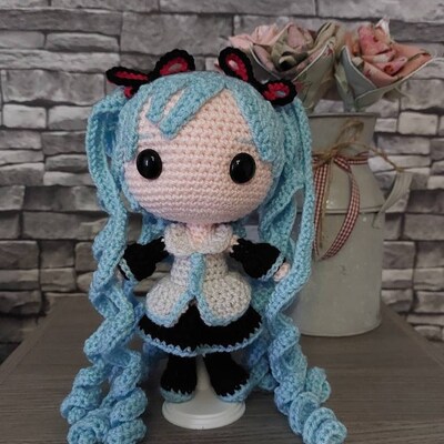 XVA Format Only Miku Princess. Amigurumi Pattern/ Crochet Doll Pattern ...