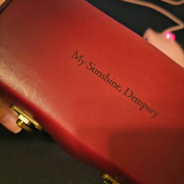 PDF Pattern: the Battle Box! Large Leather Deck Box With Dice Storage ...