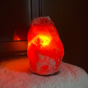 Himalayan Salt Lamp, Pink Salt Lamp, 100% Pure and Authentic Natural ...