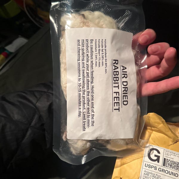 Natural Rabbit Ears, Dehydrated Air Dried Young Rabbit Ear , Hair on ...