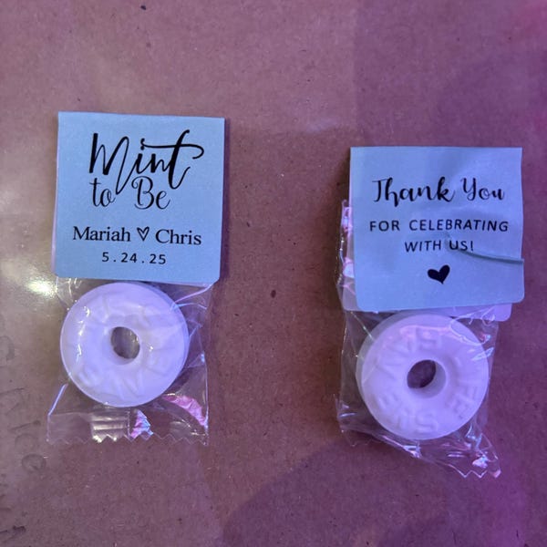 SET OF 60 - Graduation Mints Favors Gifts High School University ...