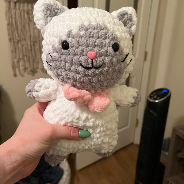 2in1 Crochet Pattern - Den the Tuxedo Cat and Wichian the Siamese Cat ...