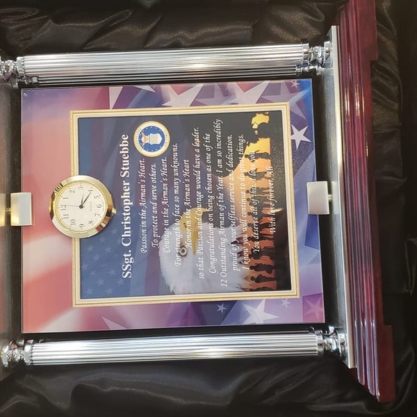 Engraved Portrait Photo Frame Personalized Etching Picture Framing 8x10 ...