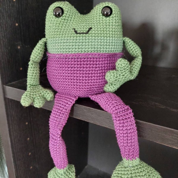 Chubby Frog CROCHET PATTERN / Crochet Frog PDF English Pattern / Frog ...