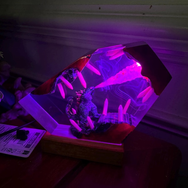 Nuclear Explosion Bomb Diorama, Model LIGHT Night Lamp Nuke Fallout ...