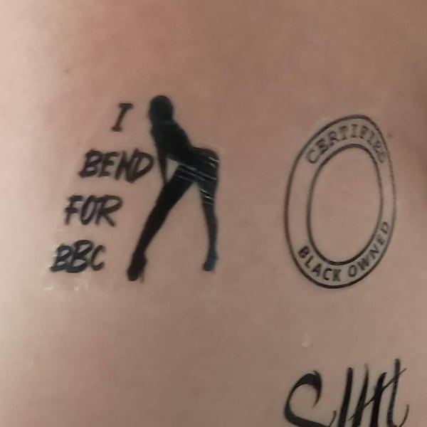 Bbc Breeder Temp Tattoo Queen Of Spades Beta Temporary Tattoo Qos