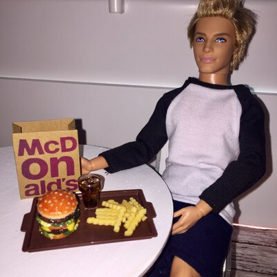 Realistic Looking Big Mac Inspired Burger Keychain Necklace Magnet ...