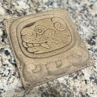 Decorative Tile Aztec Reed - Etsy