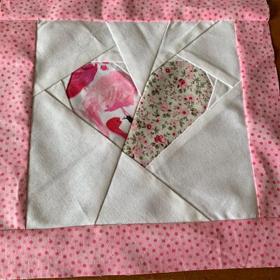 Heart Paper Piecing Pattern, PDF - Etsy